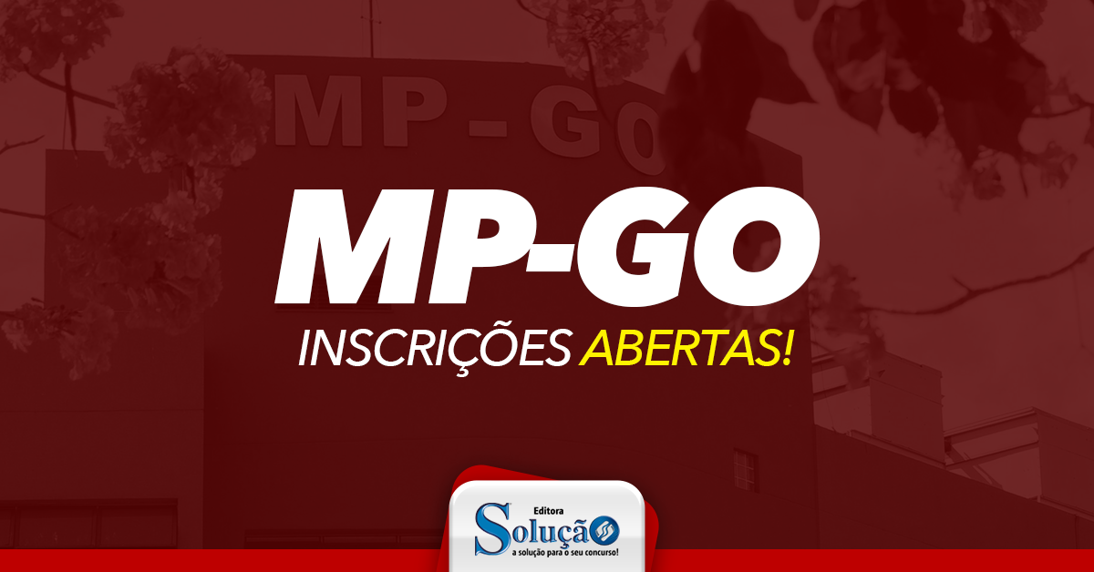 Concurso MP GO: Banca contratada! Iniciais de R$11 mil!