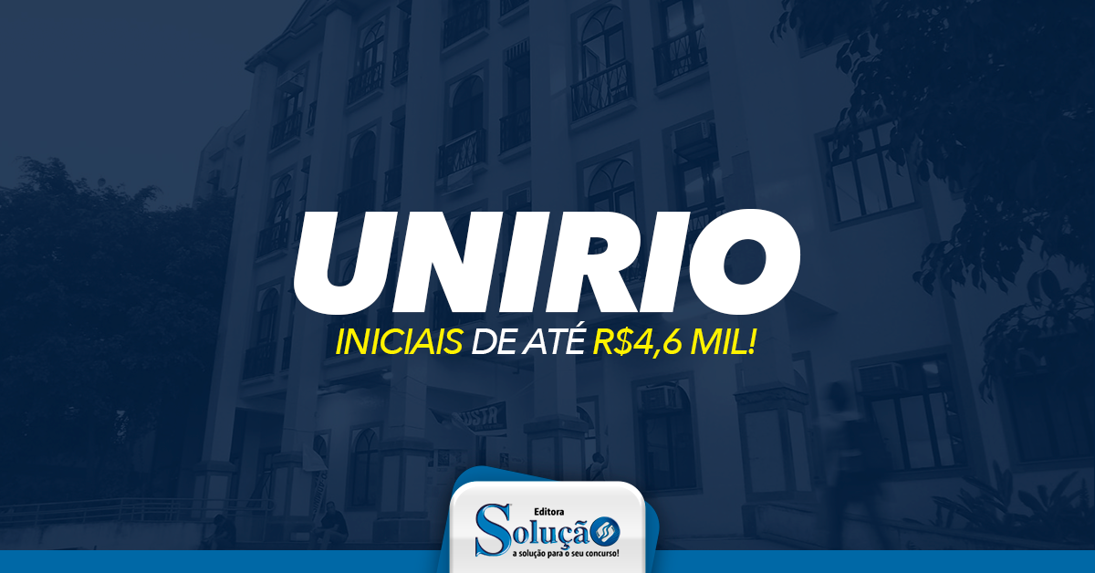 Concurso UniRio: Edital iminente. 115 vagas na área de apoio