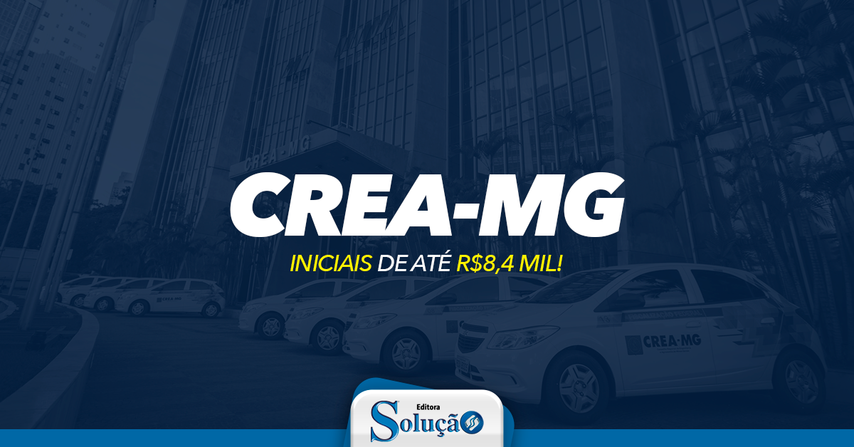 Concurso CREA MG oferta 10 vagas de nível superior!