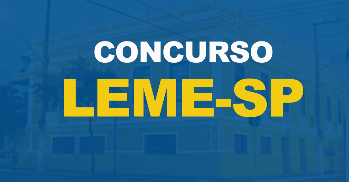 Concurso Prefeitura de Leme: SP: Edital aberto! | Solução