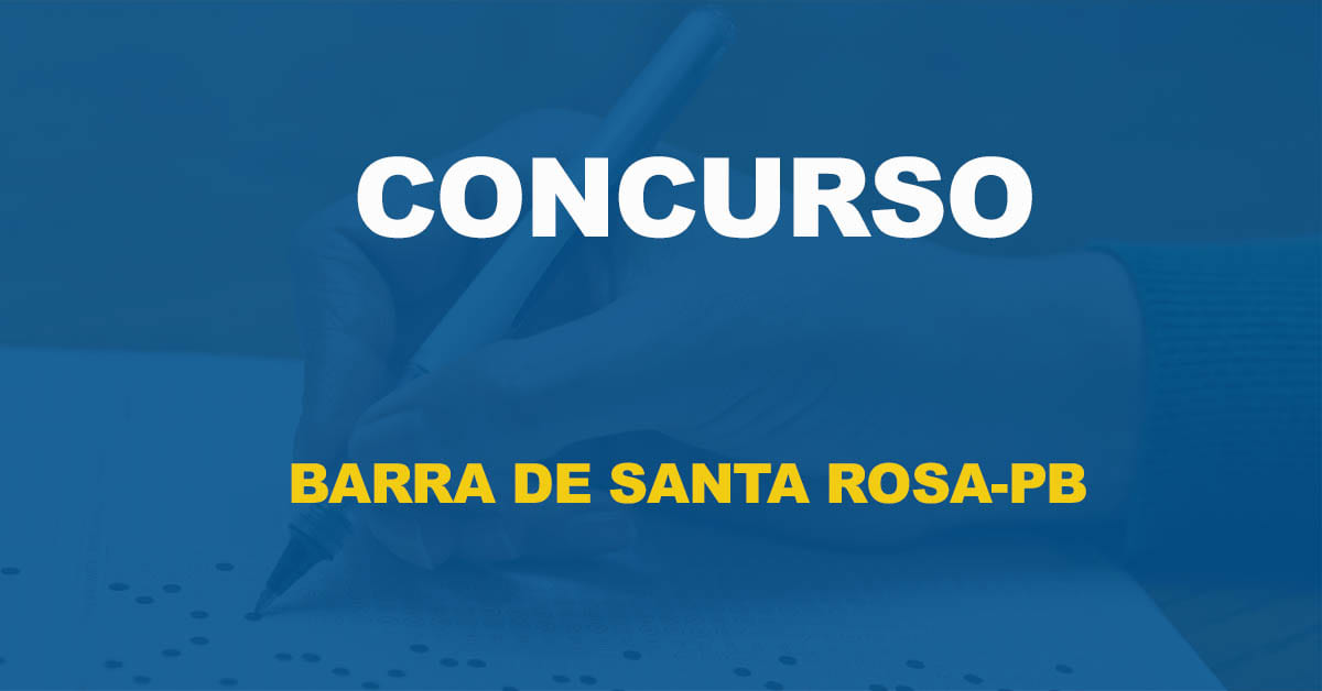 Concurso Prefeitura de Barra de Santa Rosa-PB | Solução