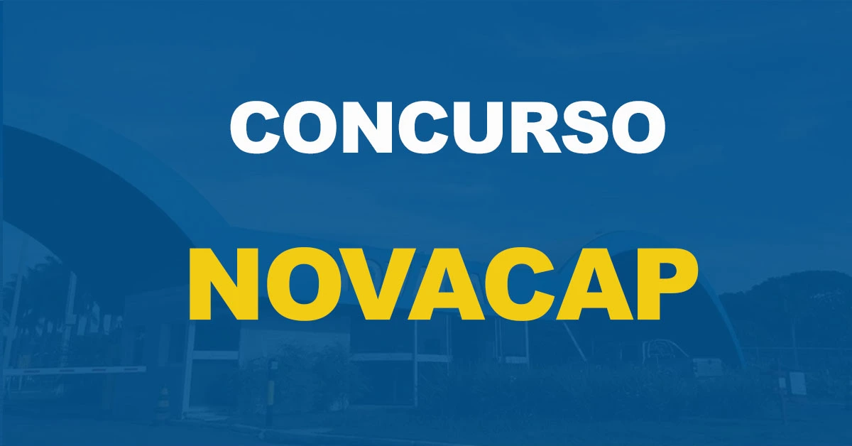 Concurso Novacap: Edital Publicado. Até R$ 10,8 mil!